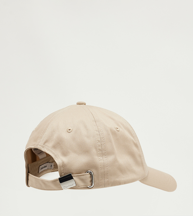 Buy Calvin Klein Logo Detail Baseball Cap In Beige | 6thStreet Qatar