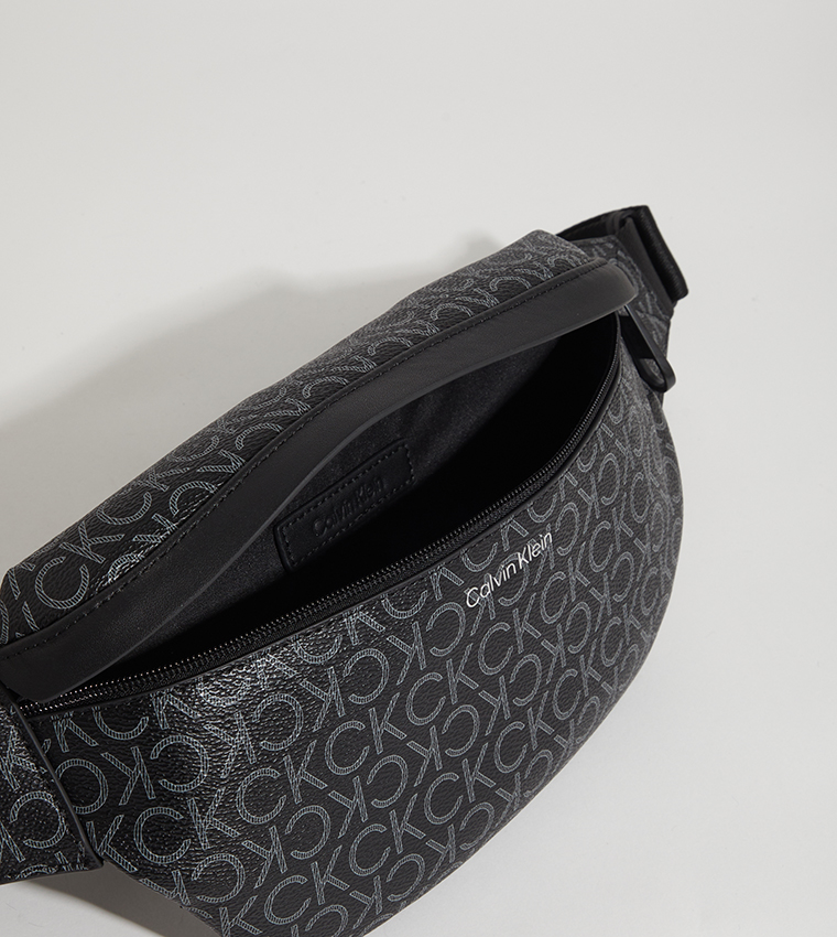 Buy Calvin Klein Monogram Waist Bag In Black | 6thStreet Saudi Arabia