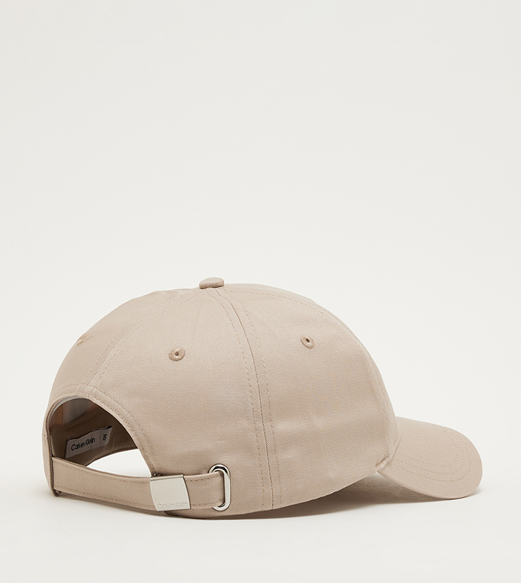 Buy Calvin Klein Logo Detail Baseball Cap In Beige | 6thStreet Saudi Arabia