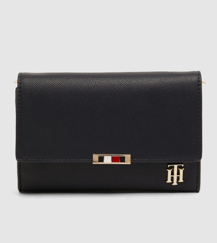 Buy Tommy Hilfiger Saffiano Crossover Cross Body Sky Blue In Sky Blue ...