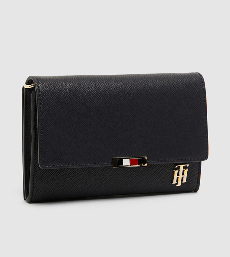 Buy Tommy Hilfiger Saffiano Crossover Cross Body Sky Blue In Sky Blue ...