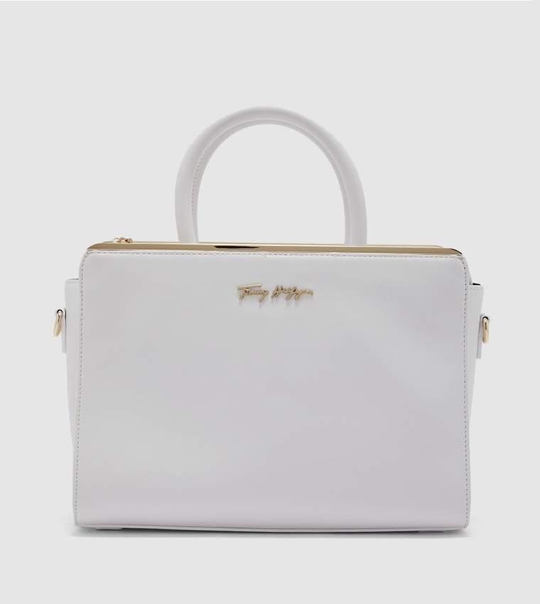 Buy Tommy Hilfiger Modern Satchel In White | 6thStreet Qatar