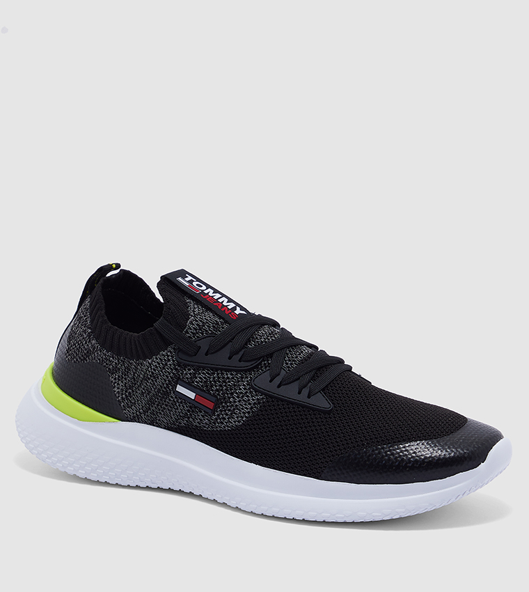 Buy Tommy Jeans Lightweight Modern Trainers In Black | 6thStreet Qatar