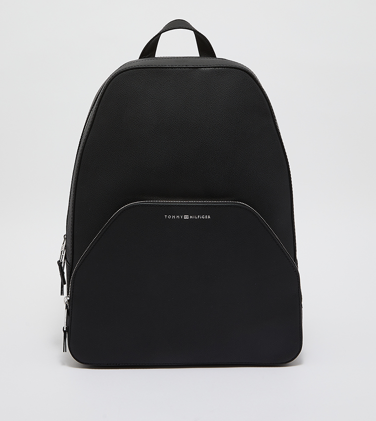 Buy Tommy Hilfiger Basic Solid Backpack In Black | 6thStreet Qatar