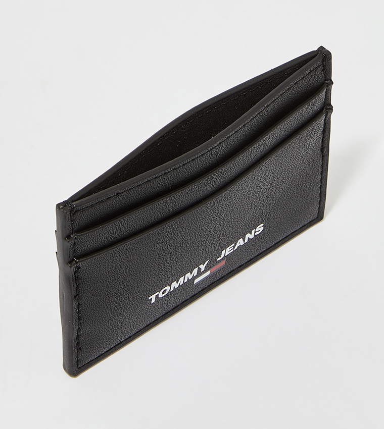 Buy Tommy Hilfiger Essential Solid Card Holder In Black | 6thStreet UAE