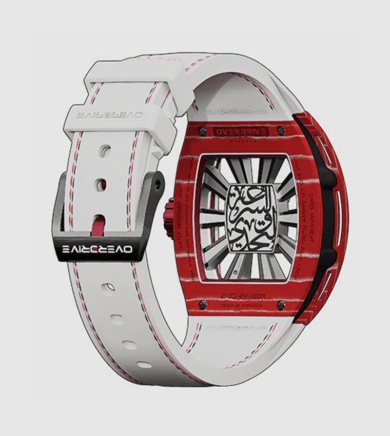 Buy OVERDRIVE Overdrive D1 Dcf Rw Swiss Movement Analogue Watch In Red ...