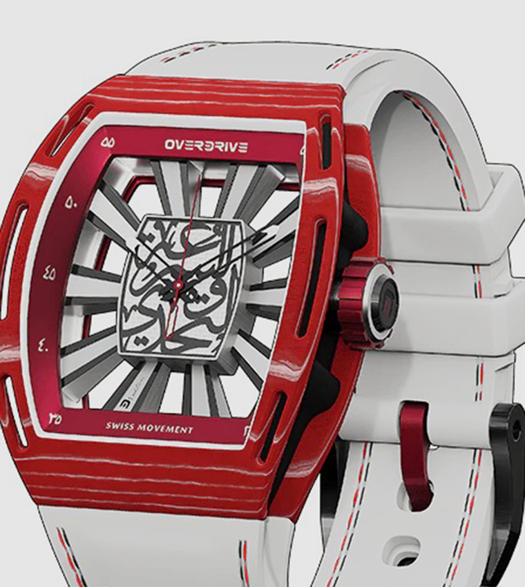 Buy OVERDRIVE Overdrive D1 Dcf Rw Swiss Movement Analogue Watch In Red ...