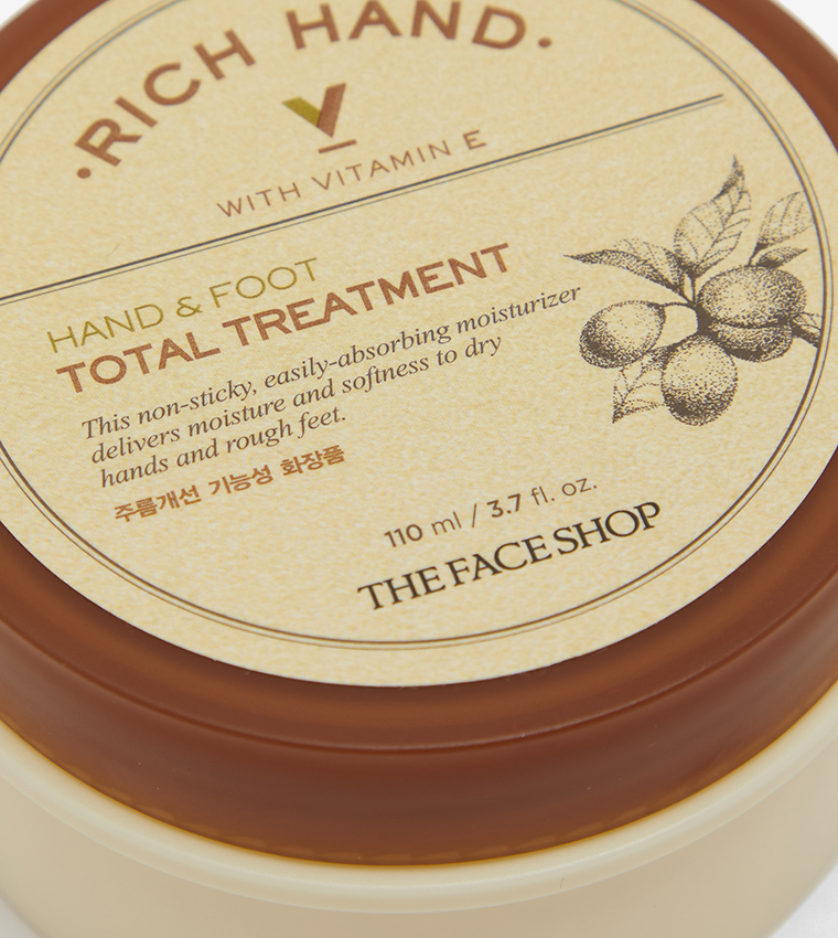 Buy The Face Shop Rich Hand V Hand & Foot Total Treatment 75g In Beige ...
