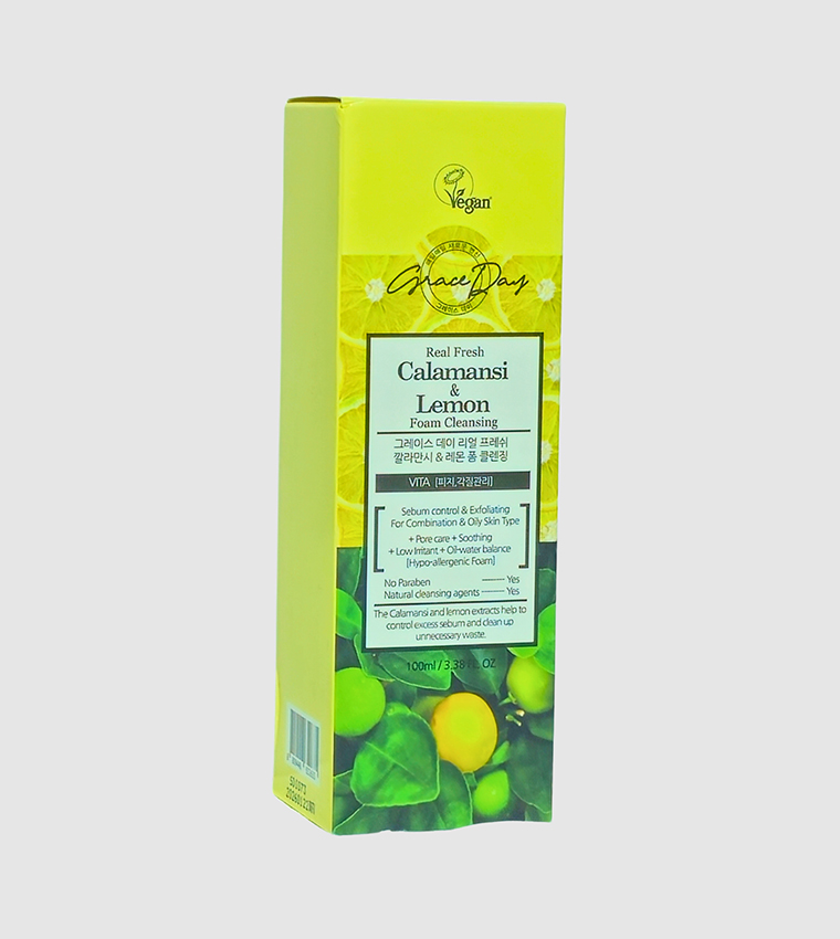 Buy Grace Day Real Fresh Calamansi & Lemon Foam Cleanser, 100ml In ...
