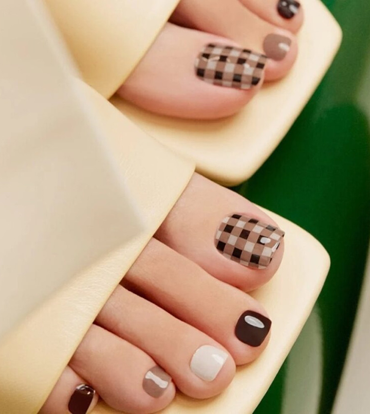 Buy OHORA P Fake Nail Extension Sticker Moca In Multiple Colors ...