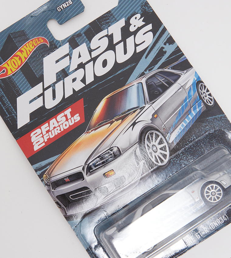 Buy R&B Kids Nissan Skyline Gt R (BNR34) Toy Car In Grey | 6thStreet UAE