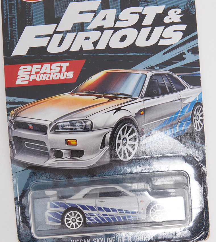 Buy R&B Kids Nissan Skyline Gt R (BNR34) Toy Car In Grey | 6thStreet Oman