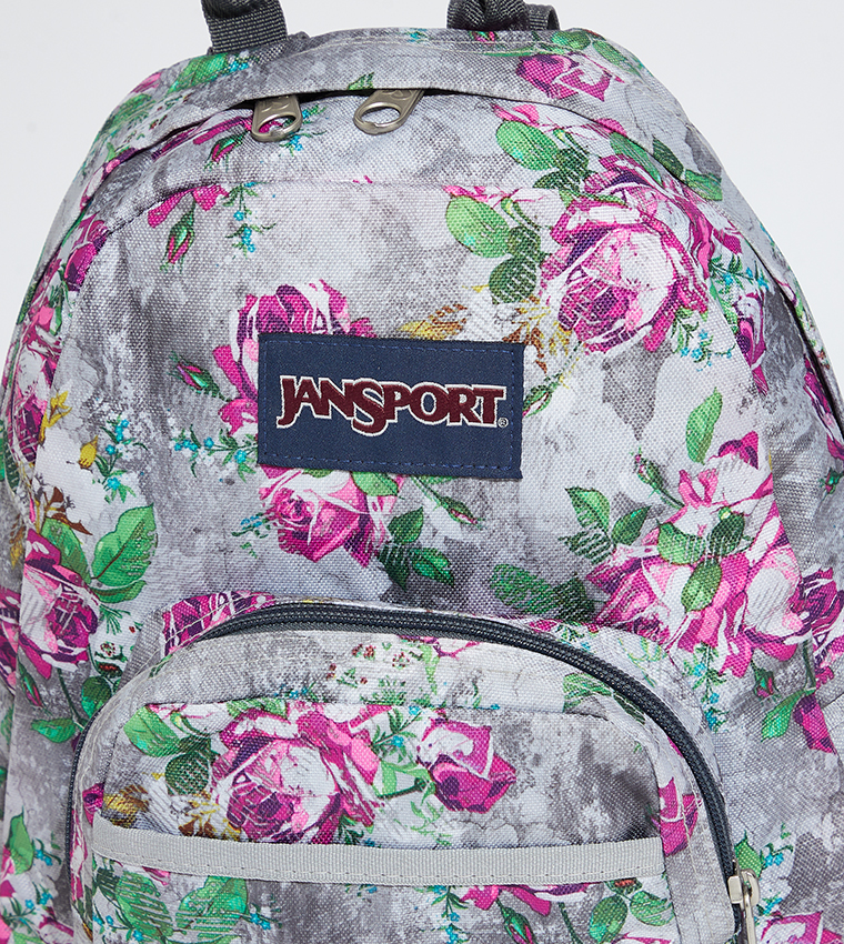 Buy Jansport Printed Zip Closure Backpack In Multiple Colors ...