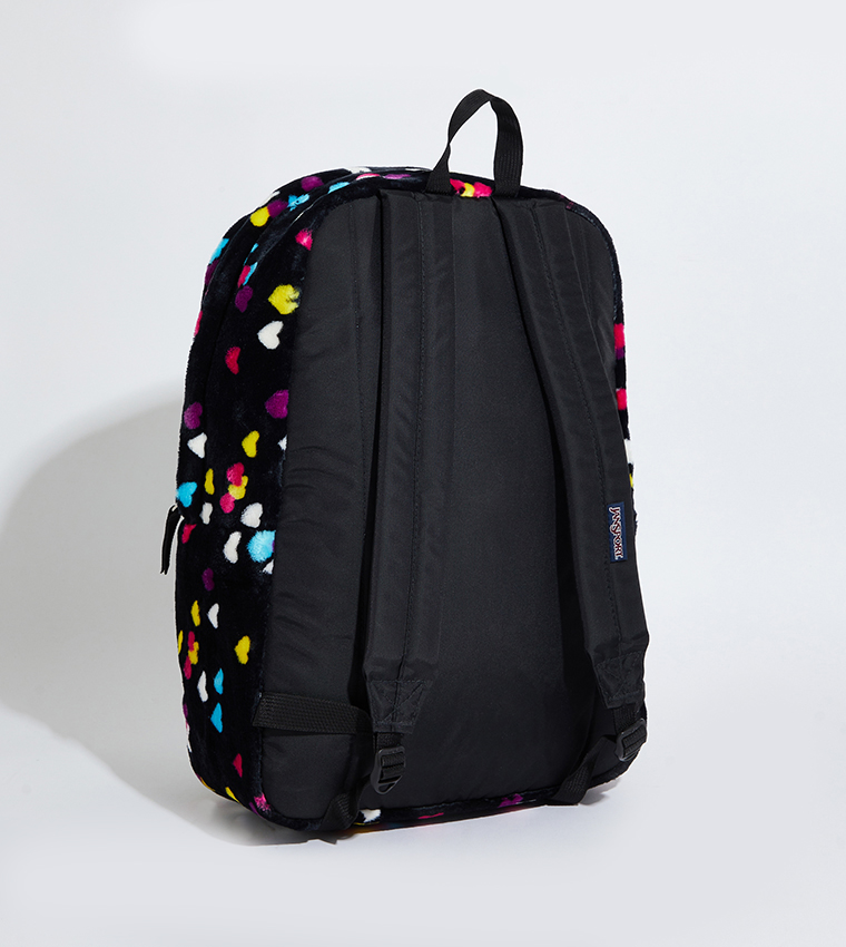 Buy Jansport Printed Zip Closure Backpack In Black | 6thStreet UAE