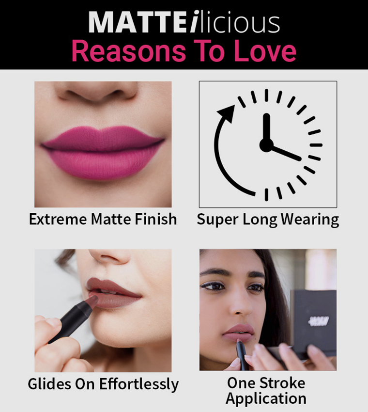 Buy Nykaa Matte Ilicious Lip Crayon Lacy Luck 10 2.8gm In Brown ...