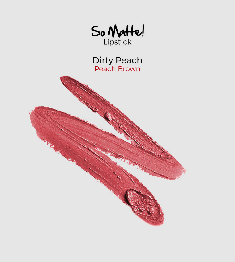 Buy Nykaa So Matte Lipstick Dirty Peach 45M 4.2gm In Brown | 6thStreet UAE