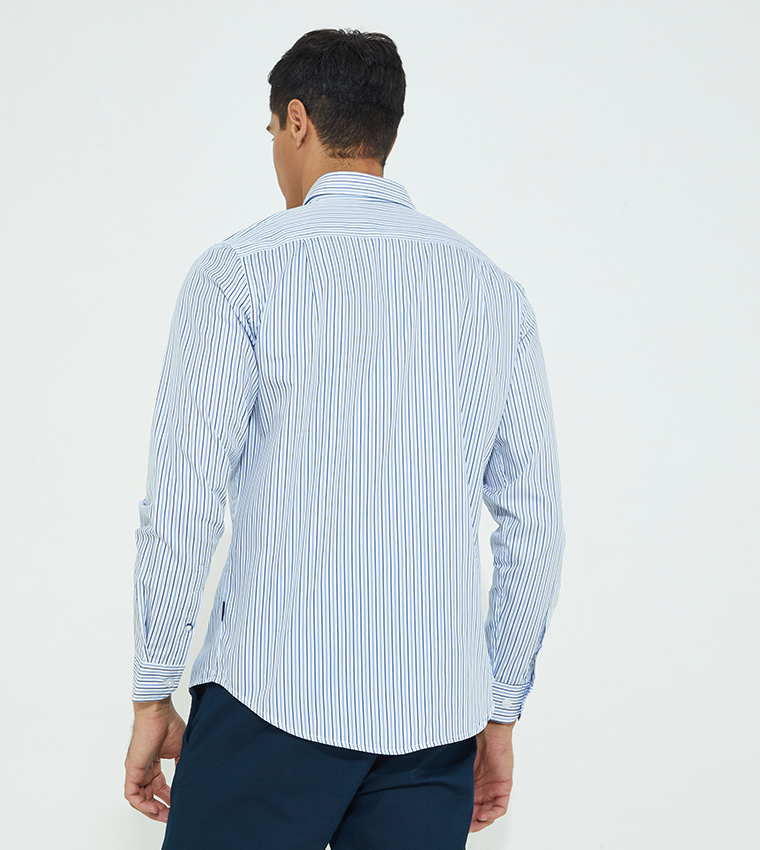 Buy Beverly Hills Polo Club Cadet Side Pleat Shirt In White | 6thStreet ...