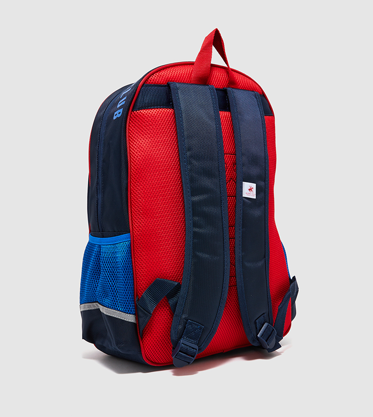 Buy Beverly Hills Polo Club Color Block Backpack In Blue | 6thStreet UAE