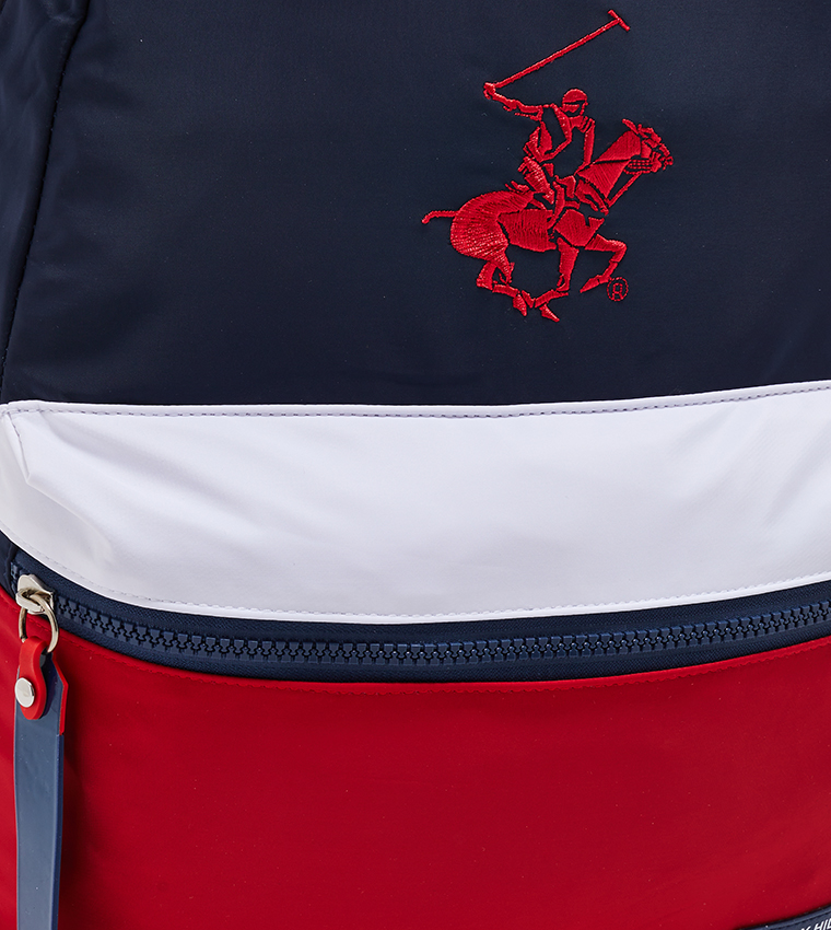 Buy Beverly Hills Polo Club Color Block Backpack In Blue | 6thStreet UAE