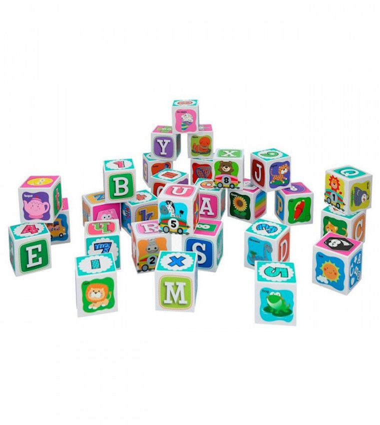 Buy PlayGo PlayGo: Alphabet Learning Blocks: 28Pcs Multi In Multiple ...