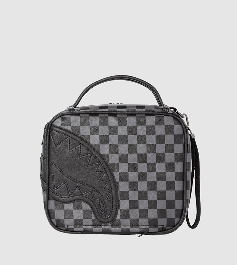 Buy Sprayground Henny: Black Checkered Snack Pack In Black | 6thStreet ...