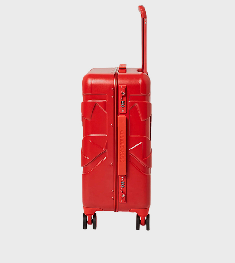 Buy Sprayground Shark Central Carry On Trolley Bag In Red | 6thStreet ...