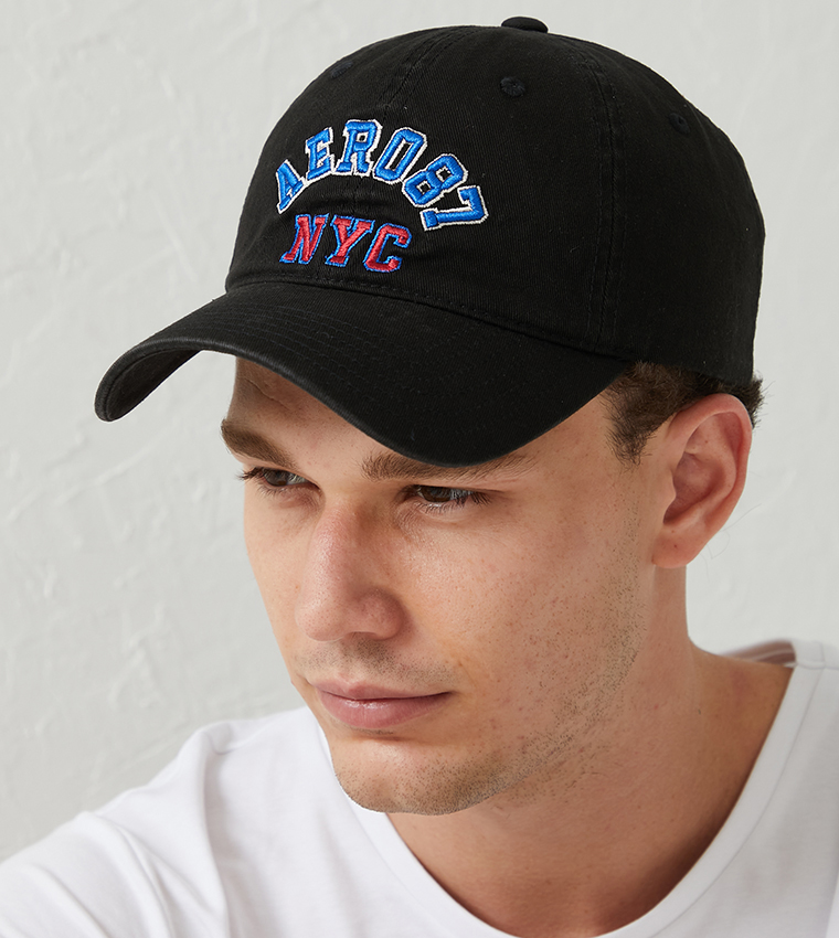 Buy Aeropostale Aero 1987 Logo Adjustible Cap Black In Black ...