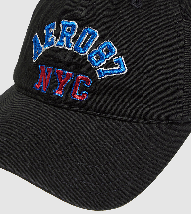 Buy Aeropostale Aero 1987 Logo Adjustible Cap Black In Black ...