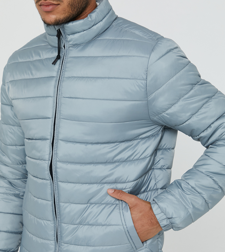 Buy Aeropostale Midweight Puffer Jacket Grey In Grey | 6thStreet Qatar