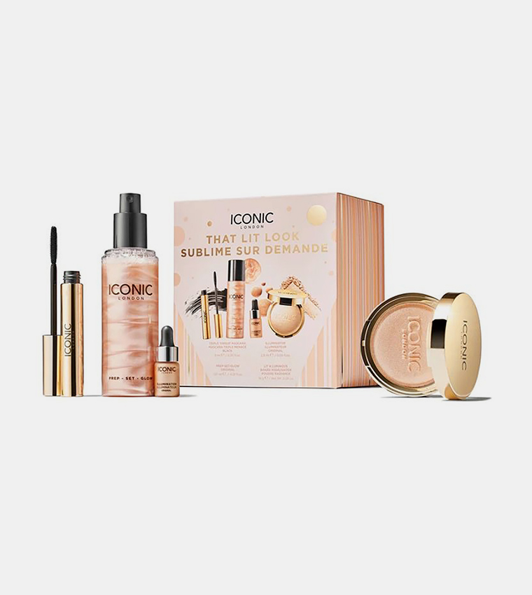 Buy ICONIC London 4 Piece That Lit Look Gift Set In Multiple Colors ...
