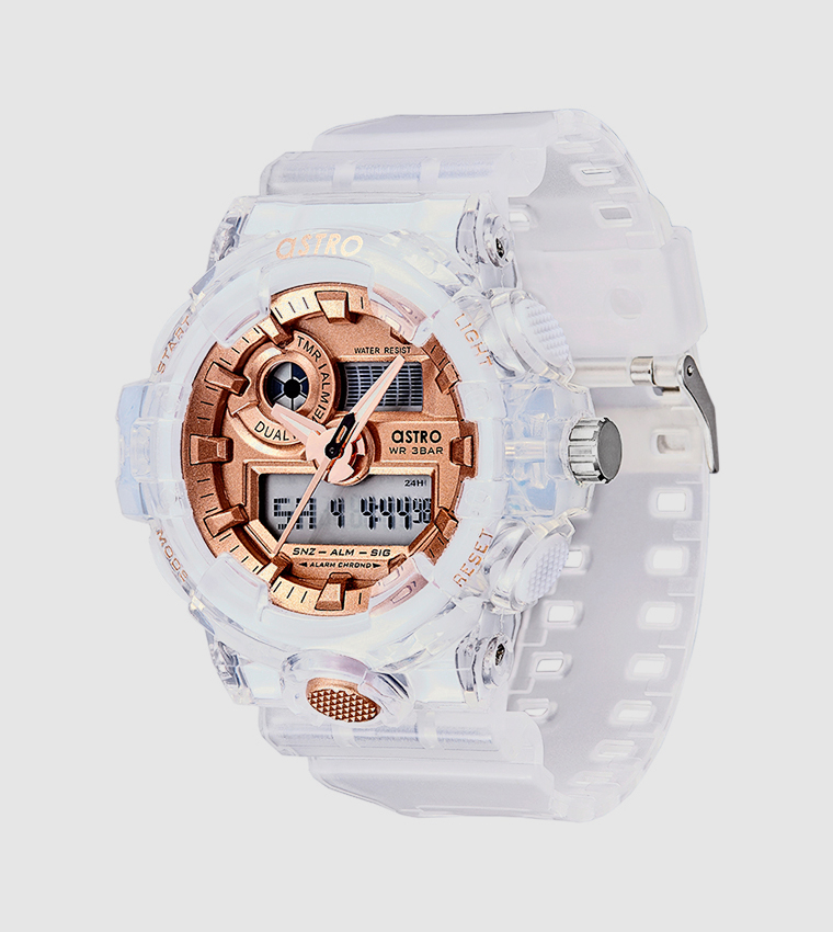 Buy Astro ASTRO Analog Digital Dial Watch In White | 6thstreet Kuwait