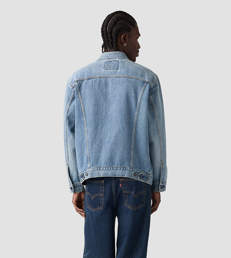 Buy Levi's Washed Relaxed Fit Denim Jacket In Blue | 6thStreet UAE