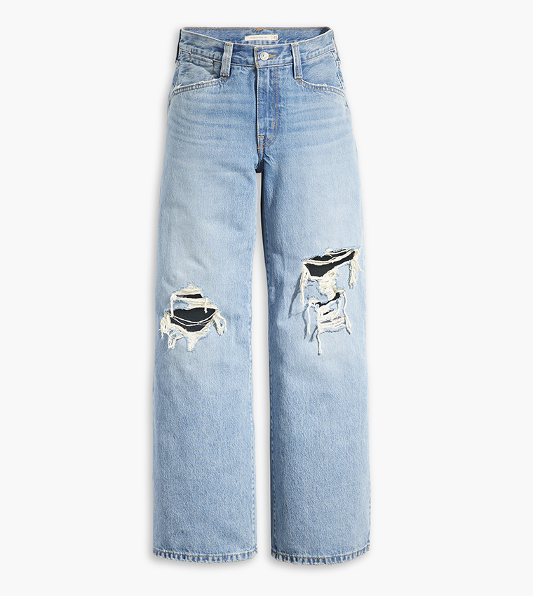 Buy Levi S 94 Baggy Wide Leg Jeans In Indigo 6thstreet Uae