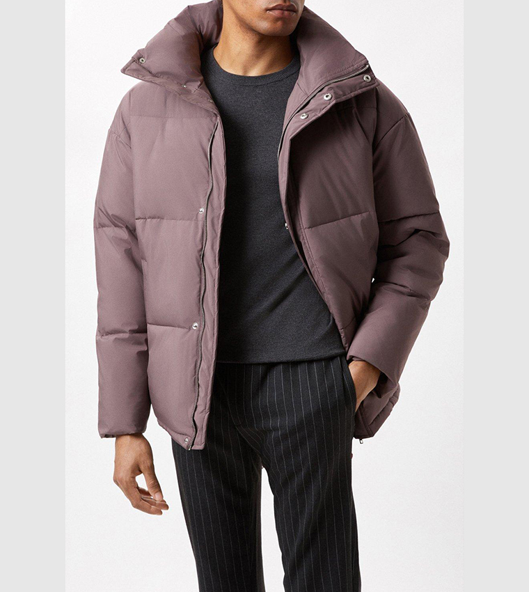 Buy Burton Premium Funnel Neck Puffer Jacket In Purple | 6thStreet UAE