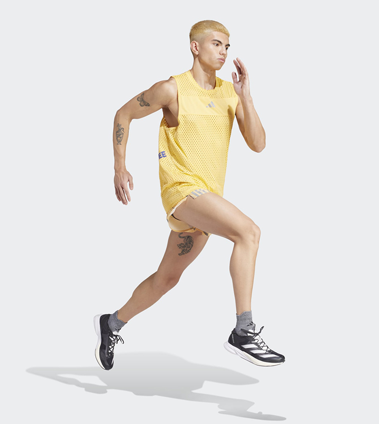 Buy Adidas Break The Norm Mesh Tank Top In Orange | 6thStreet Qatar