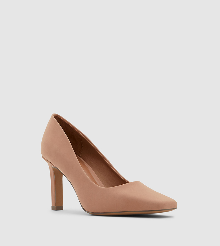 Buy Call It Spring Ailaila High Heel Square Cone Pumps In Beige ...