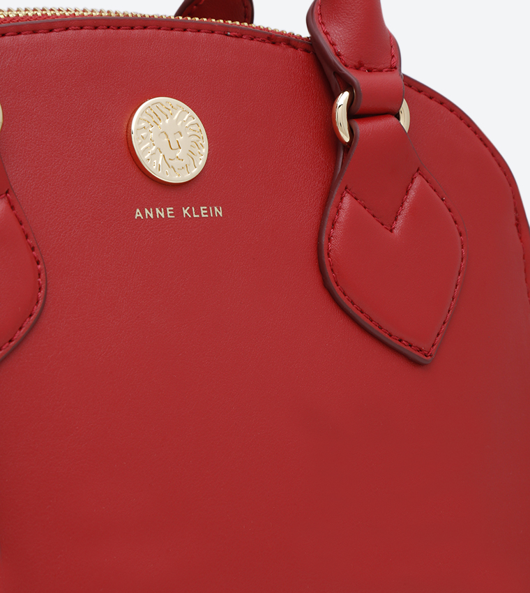 Buy Anne Klein Signa Mini Double Zip Tote Bag Red In Red | 6thStreet Kuwait