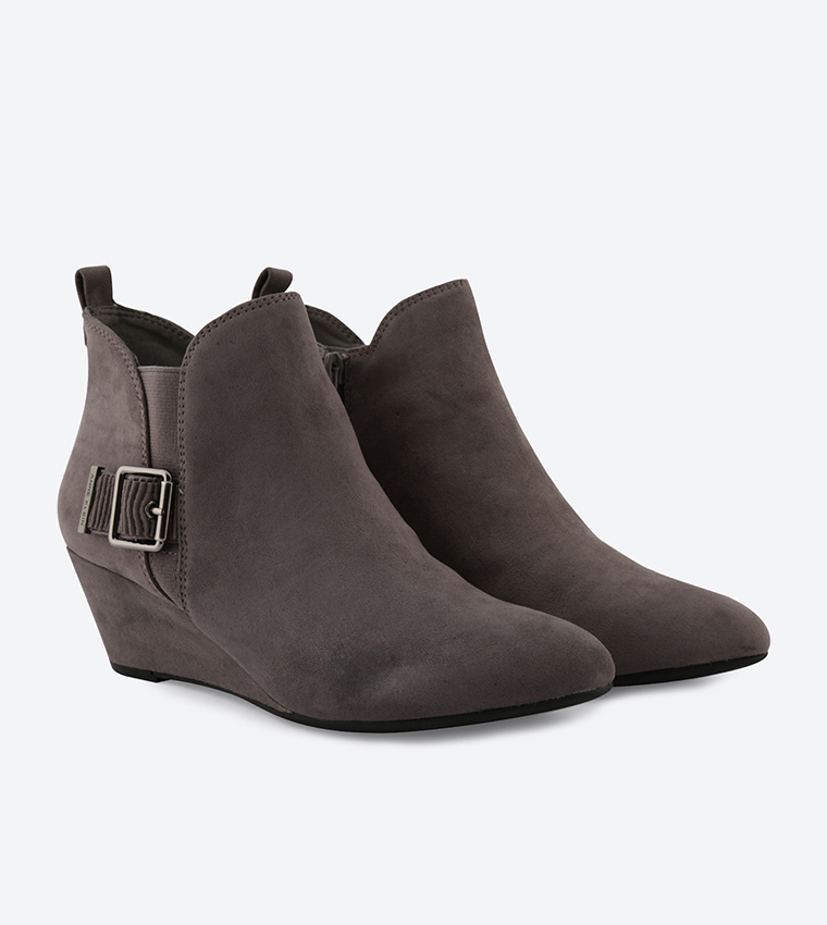 Buy Anne Klein Anni Boots Grey In Grey | 6thStreet Oman