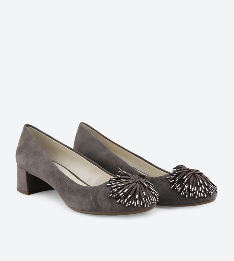 Buy Anne Klein Happy Pumps Grey In Grey | 6thstreet Qatar