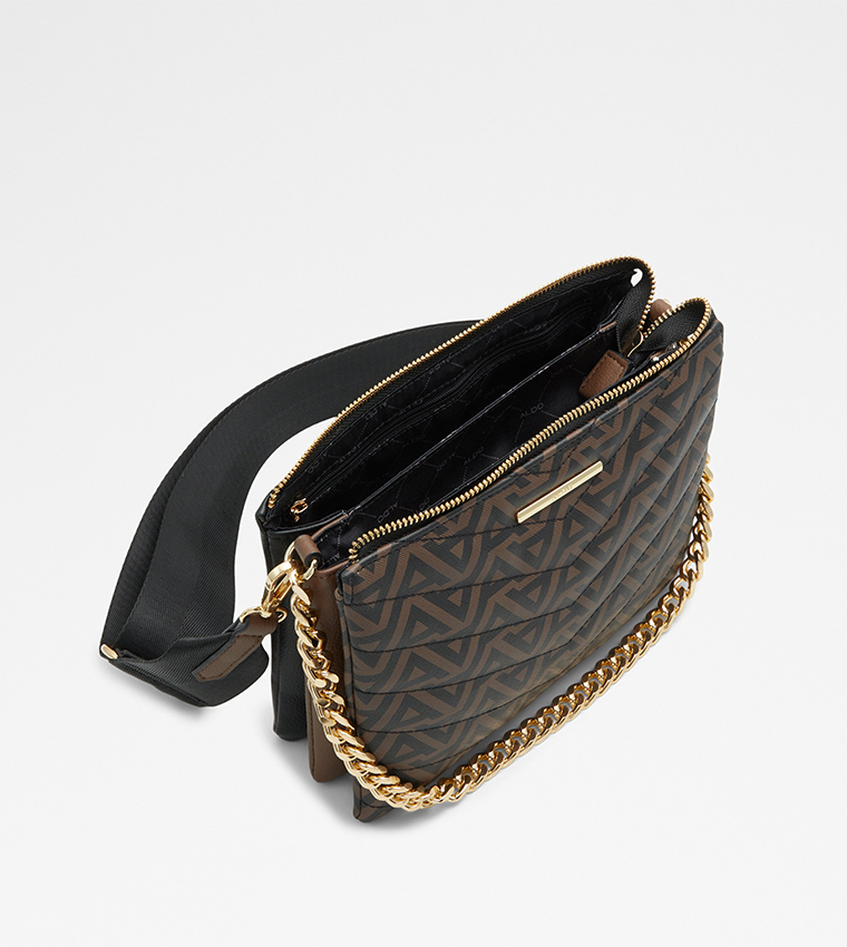 Buy Aldo ALAETERIEL Monogram Patterned Crossbody Bag In Multiple Colors ...