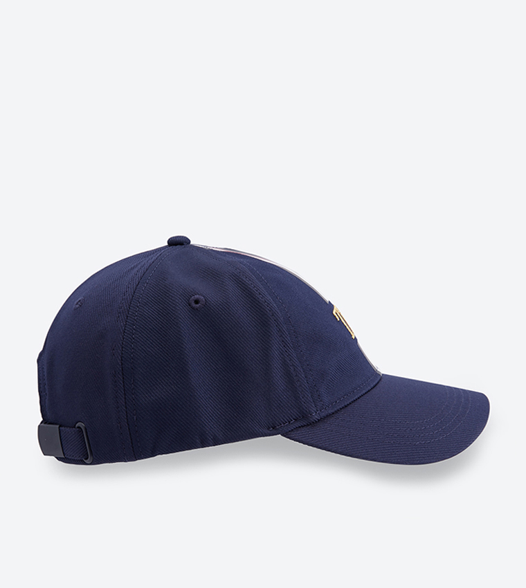 Buy Tommy Hilfiger Icon Details Adjustable Back Closure Cap Blue In ...