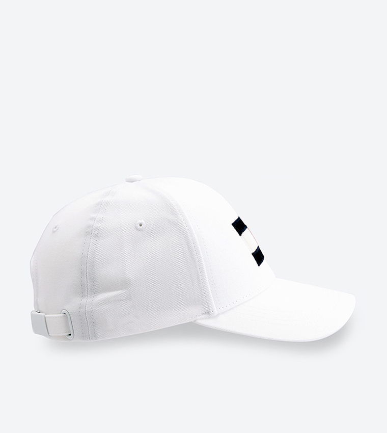 Buy Tommy Hilfiger Big Flag Details Adjustable Back Closure Cap White ...