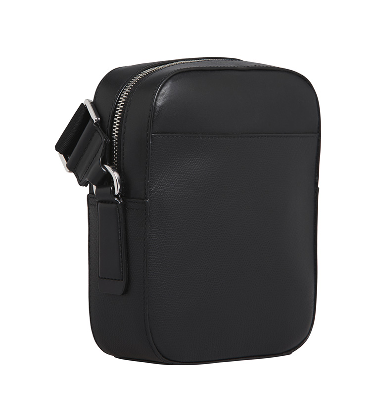 Buy Tommy Hilfiger Small Leather Reporter Bag In Black | 6thStreet ...