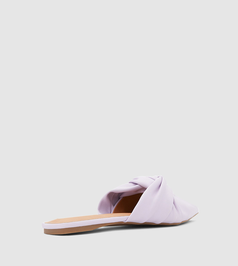Buy Call It Spring Ambitious Slip On Flat Mules In Purple | 6thStreet UAE