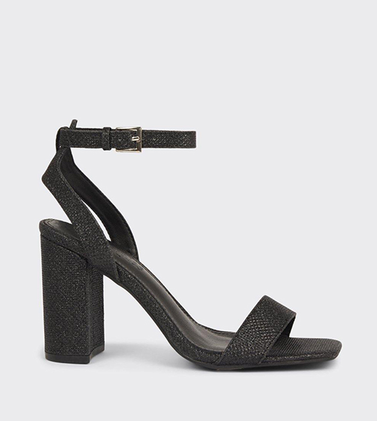 Buy Principles Serene Block Heel Sandals In Black | 6thStreet UAE