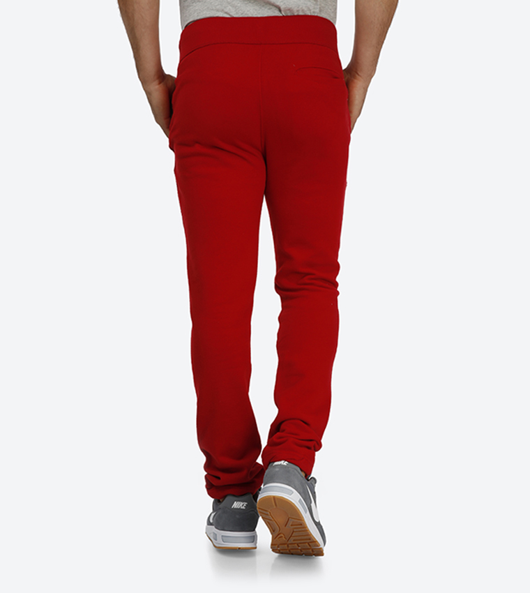 Buy Aeropostale Printed Slim Fit Joggers Red In Red | 6thStreet UAE