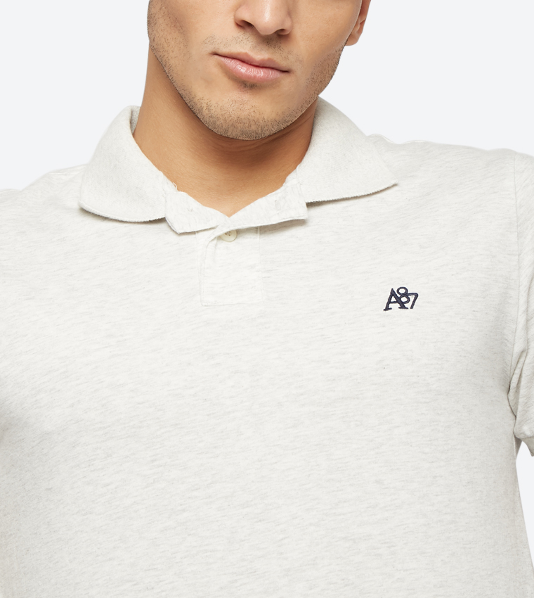 Buy Aeropostale A87 Details Heather Effect Short Sleeve Polo Shirt ...