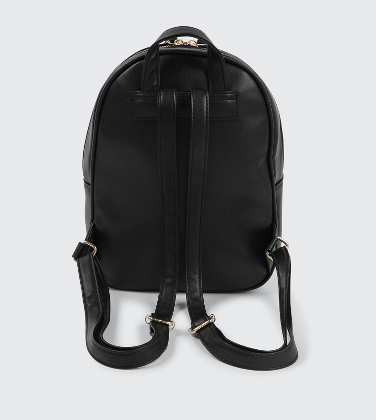 Buy Ardene Quilted Chevron Backpack In Black | 6thStreet UAE