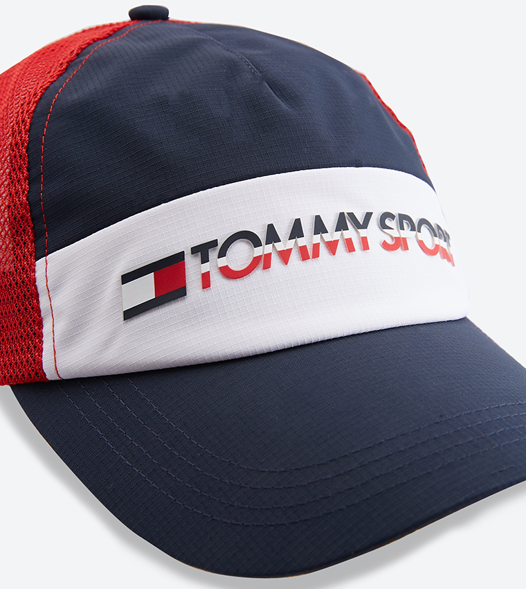 Buy Tommy Hilfiger Icon Details Adjustable Back Closure Cap Multi In ...