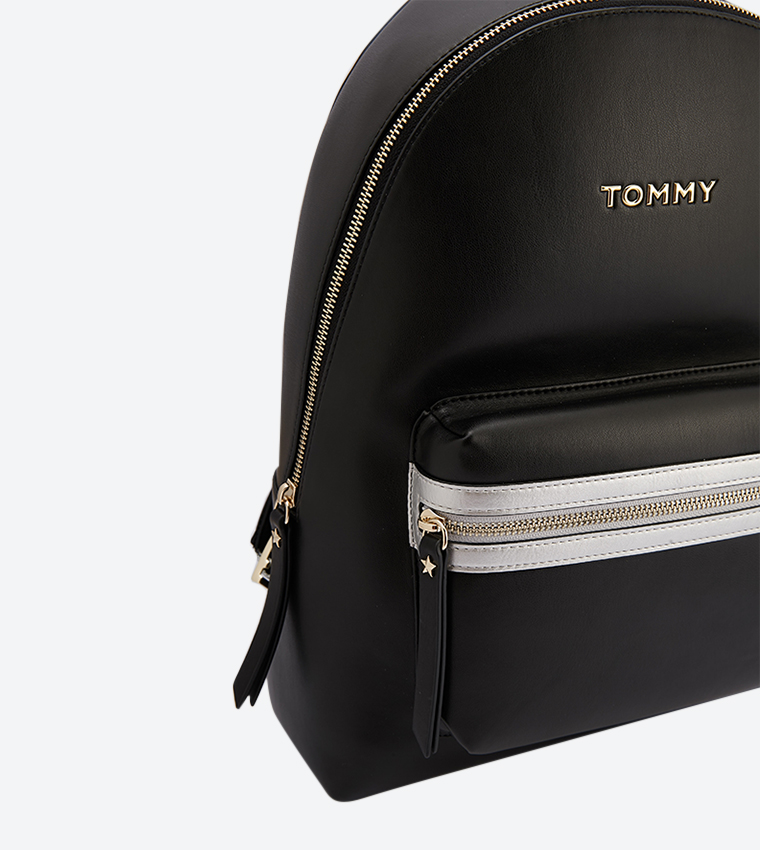 Buy Tommy Hilfiger Iconic Tommy Backpack In Black | 6thStreet Qatar